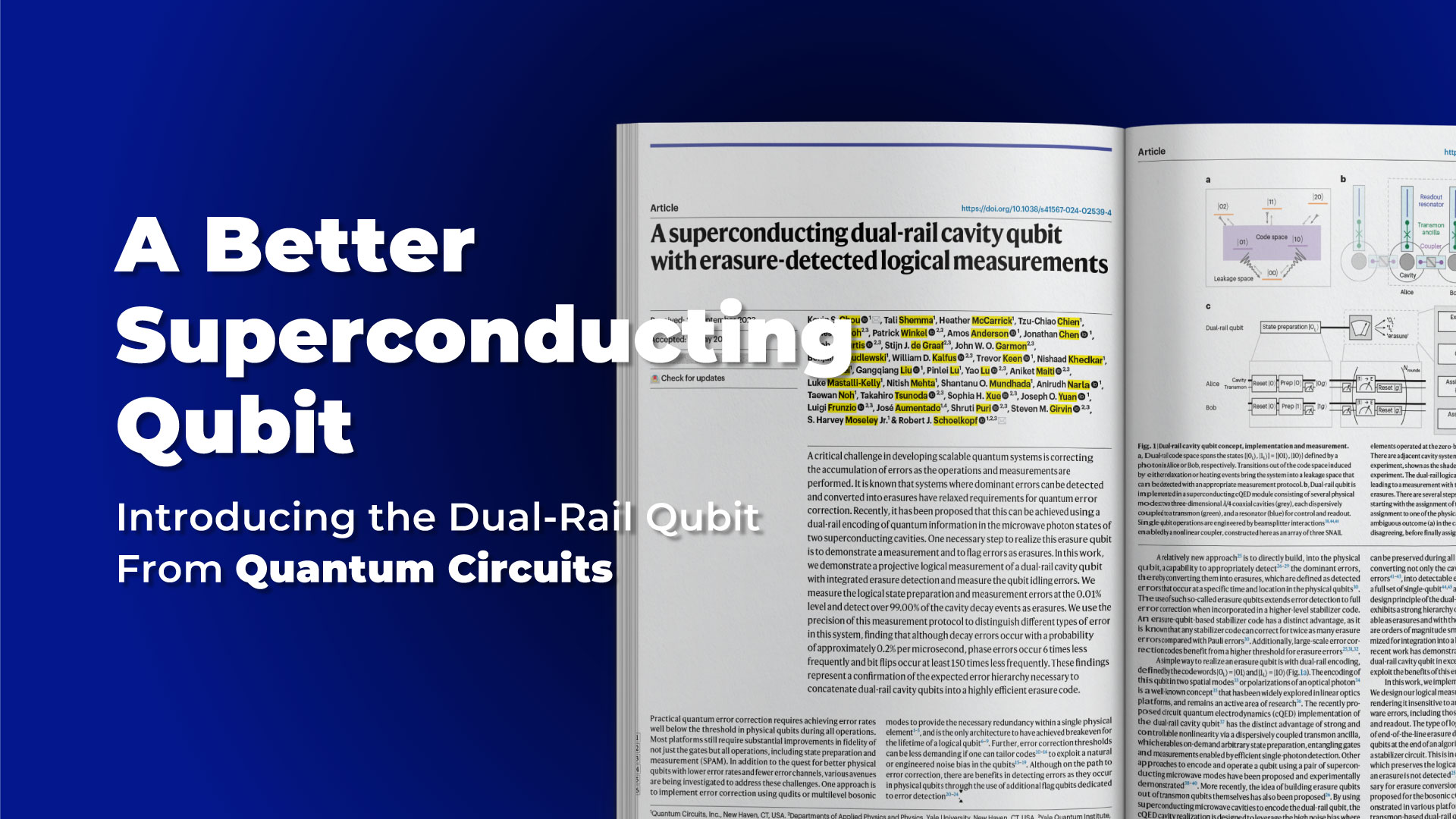 A Better Superconducting Qubit – Introducing the Dual-Rail Qubit from ...
