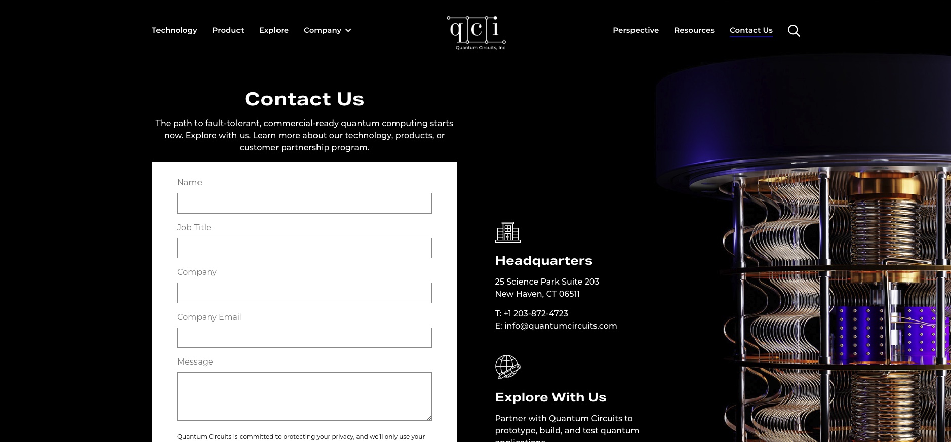 Contact Us - Quantum Circuits